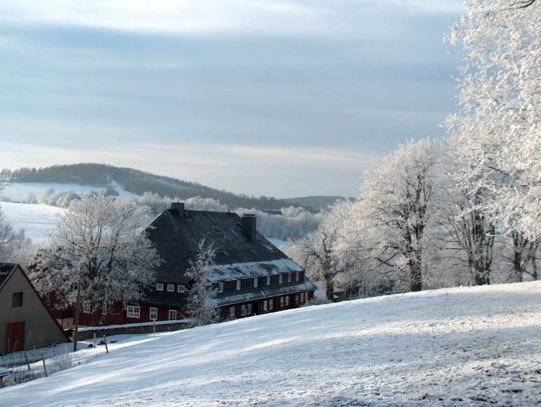 Verlegerhaus in Seiffen - Winter und Weihnachten im Erzgebirge